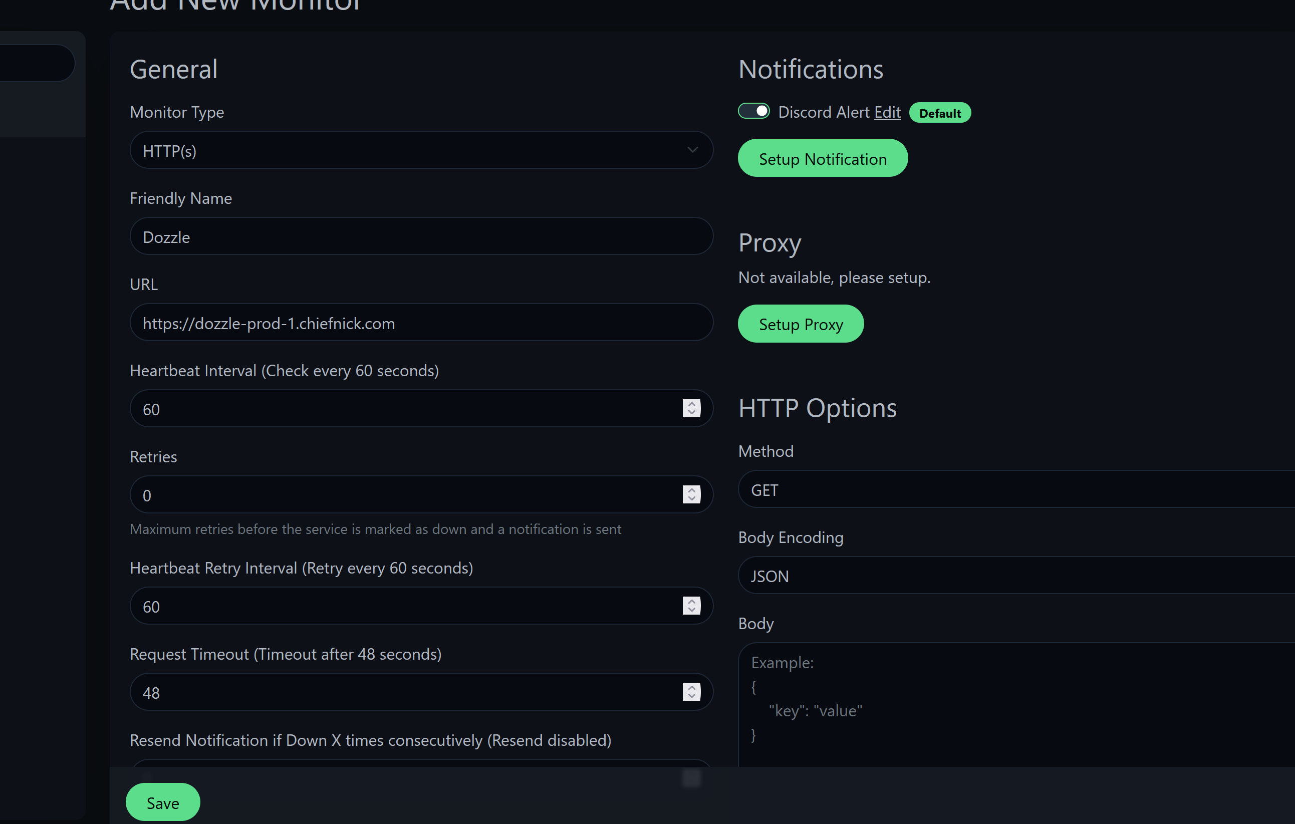 Monitoring Containers with Uptime Kuma | ChiefNick